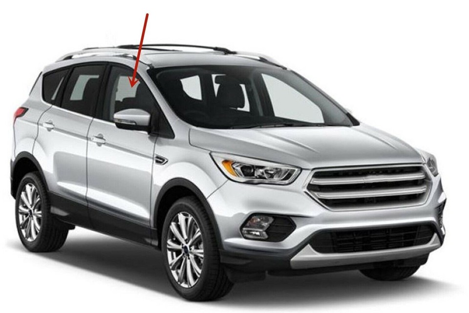 Fits 2013-2019 Ford Escape Passenger Side Right Front Door Window Glass ...