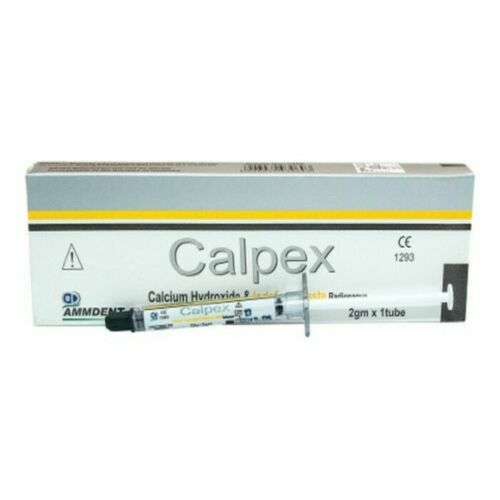 Ammdent Calpex Calcium Hydroxide with Iodoform Paste Radiopaque 2gm ...