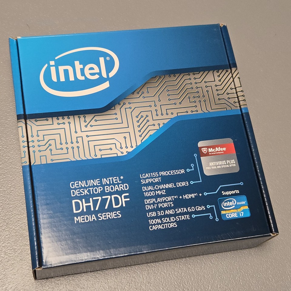 New Intel DH77DF Mini-ITX Desktop Motherboard BOXDH77DF LGA1155 HDMI DP ...