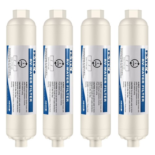 RV Inline Water Filter Reduces Bad Taste, Odors, Chlorine, Sediment for ...