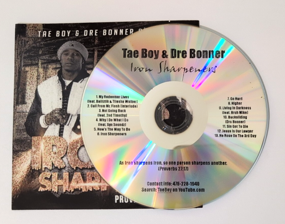 Tae Boy & Dre Bonner: PROMO CD - IRON SHARPENERS | eBay