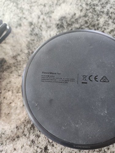 Anker PowerWave Pad A2503 With USB Power Cord Tested | eBay