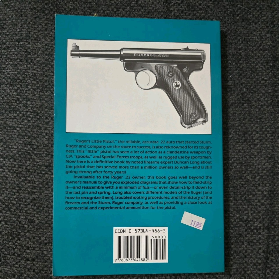 The Ruger .22 Automatic Pistol: Standard/ Mark I/ Mark II Series | eBay