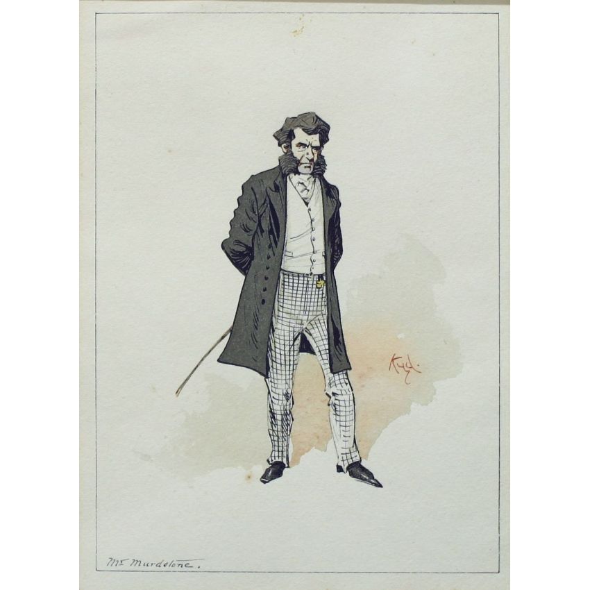 Joseph Clayton Clarke Kyd Mr. Murdstone David Copperfield Dickens ...