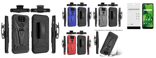 FOR AT&T Maestro Max EA1002 (2021) V 3in1 Clip Case Phone Cover ...