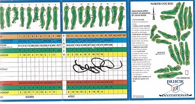 Dennis Paulson GOLF Autographed Torrey Pines Score card | eBay