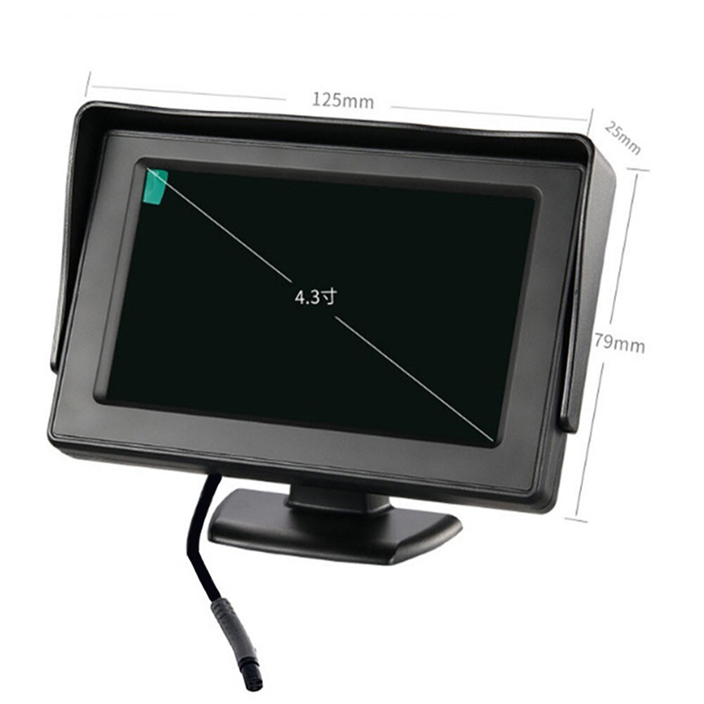 Excellent Resolution 4 3 Inch TFT LCD Car Reversing Screen for Rear ...