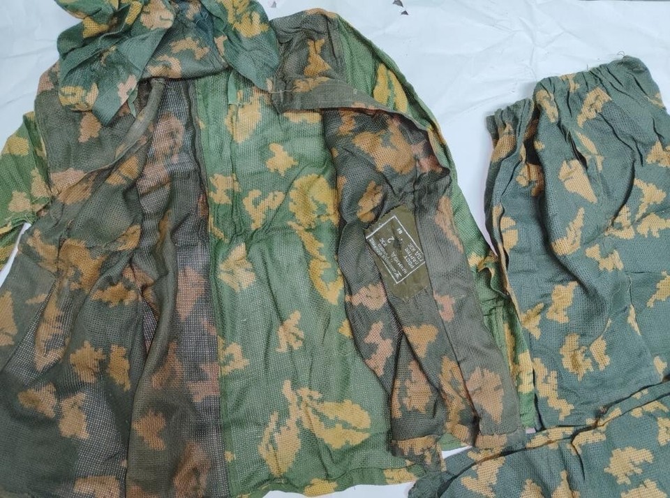 Soviet Army KZS Suit MULTICOLOR Sniper Uniform Camouflage Berezka Size ...