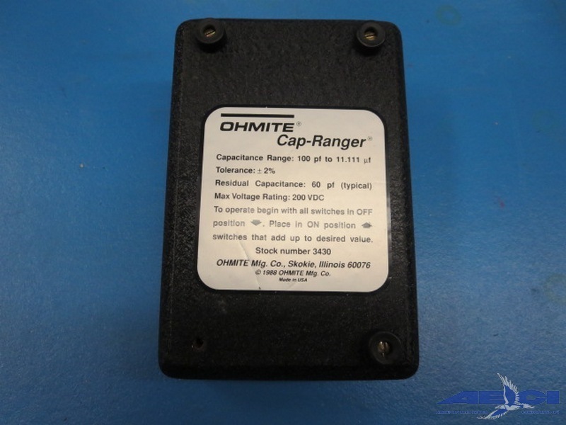 OHMITE 3430A CAP-RANGER 2% ACCURACY 200VDC | eBay