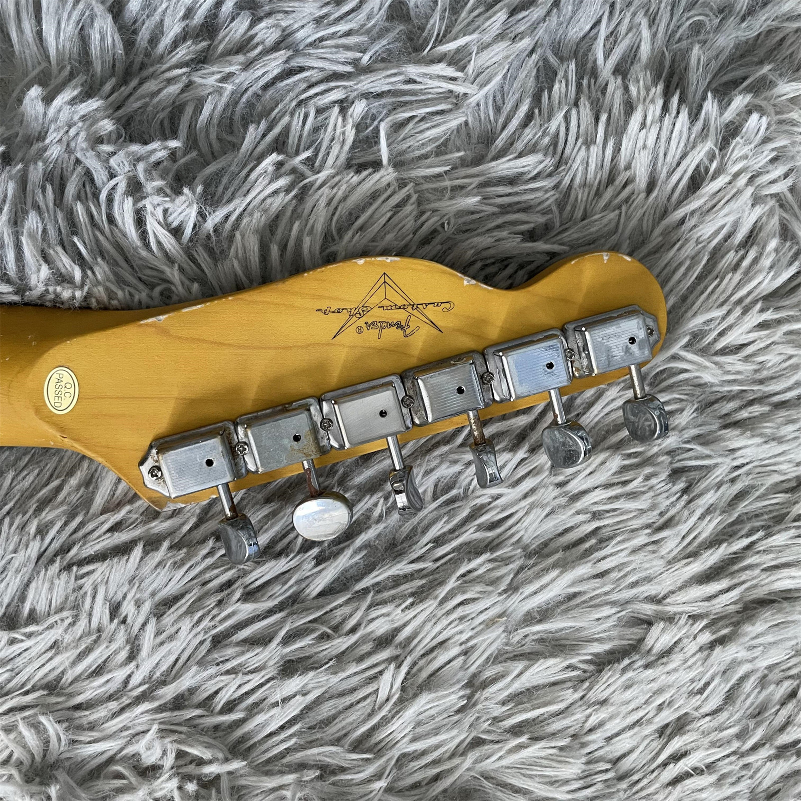 6 String Vintage Relic Blue TL Electric Guitar Alder Body Maple Neck ...