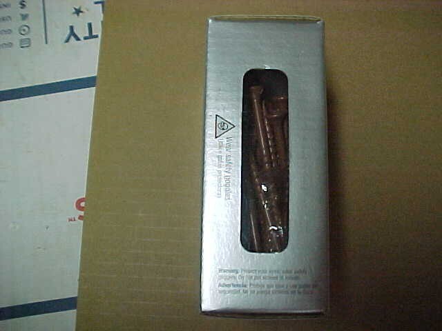 1-lb box #10 X 3in. Red Deck Plus Star Flat Head Exterior Deck Screws ...