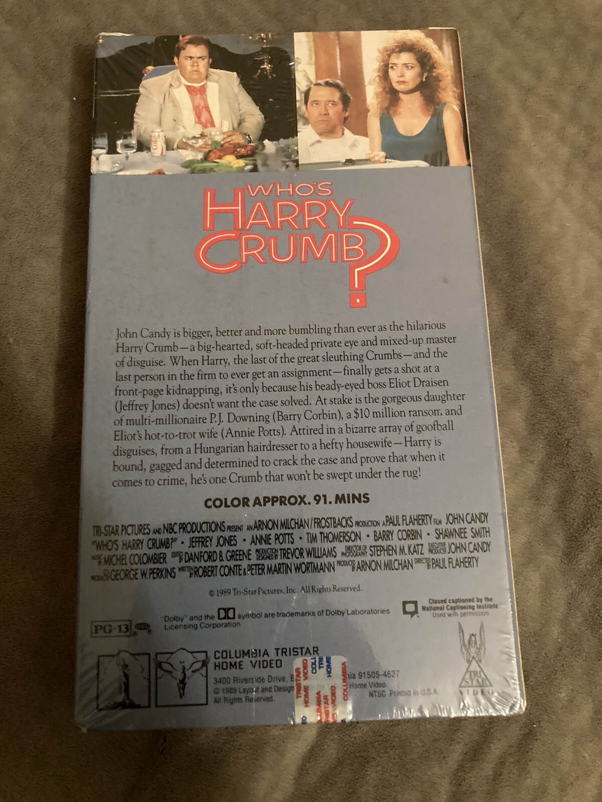 Who's Harry Crumb (1989 VHS) John Candy BRAND NEW FACTORY SEALED VERY ...