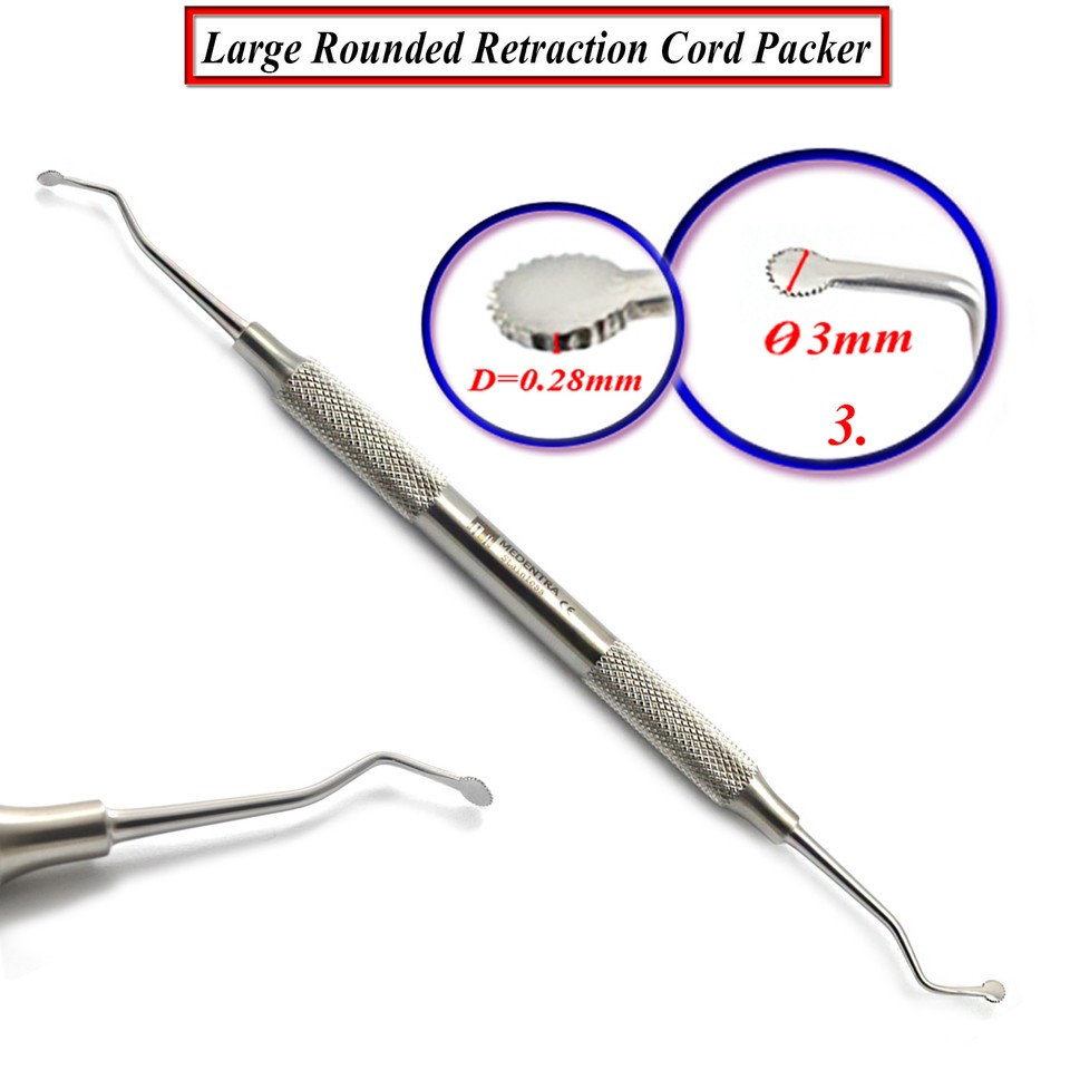 Dental Gingival Cord Packers Tooth Preparation Sulcus Placement Lab ...