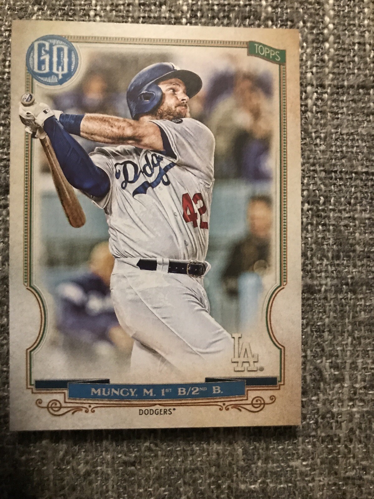 2020 Gypsy Queen #202 Max Muncy Jackie Robinson Day Variation LA ...