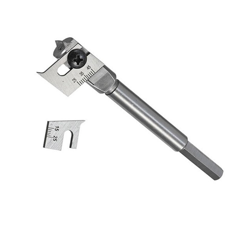 High Carbon Steel Drill Bit Set Adjustable Cutter for Precise Boring | eBay