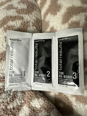 2! Matrix Total Results The Re-Bond Hair Treatment System Sample Pack ...