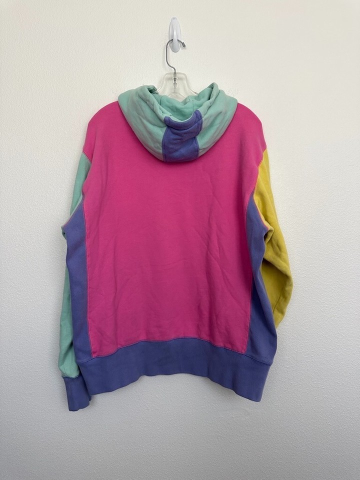 Teddy Fresh x Rip n Dip Hoodie Colorblock Pink Patch Sz Medium Cotton ...