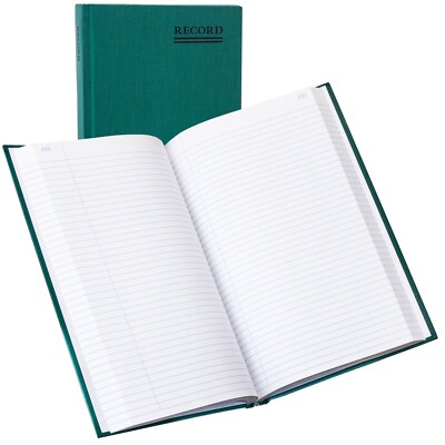 National 56-151 Record Book, 500 Pages, 7-1/4 x 12-1/4", Hard Cover ...
