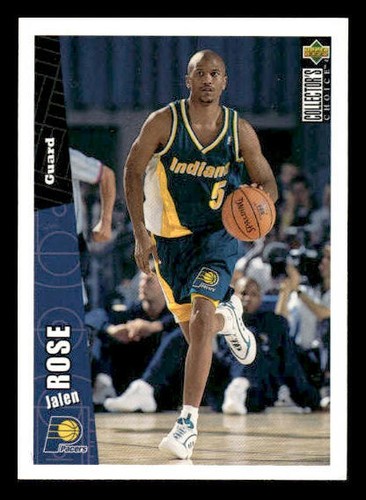 1996-97 Collector's Choice #258 Jalen Rose Indiana Pacers | eBay