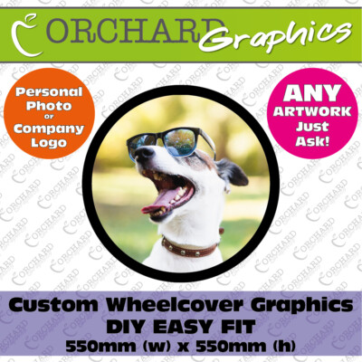 Spare Wheel Cover Graphics Decal PRINTED Vinyl Sticker Personalised 4x4 ...