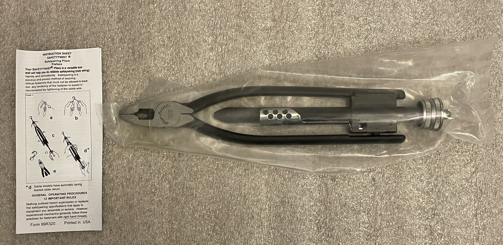 Blue Point GA311C Safety Wire Pliers Cutter Twister for sale online | eBay