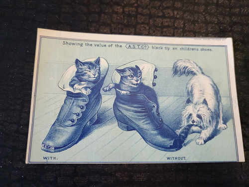 BLACK TIP SHOES ADVERTISING-SAMUEL SHULTZ STAUNTON VA-A.S.T. CO | eBay