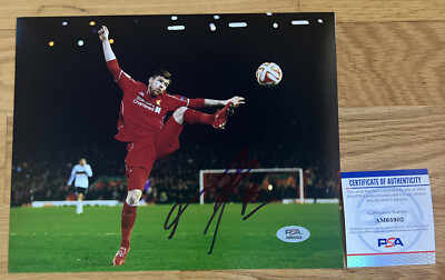 Alberto Moreno Auto Autograph Signed 8x10 Photo PSA COA Rare | eBay