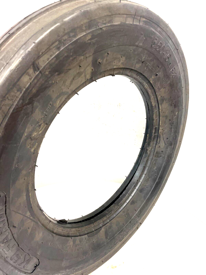 1- 5.50-16 Tri-Rib 3 Rib Front Tractor Tire Heavy Duty 5.50x16 Tubeless ...