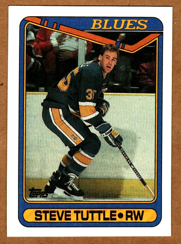 1990 TOPPS HOCKEY CARD - # 278 STEVE TUTTLE ST. LOUIS BLUES | eBay