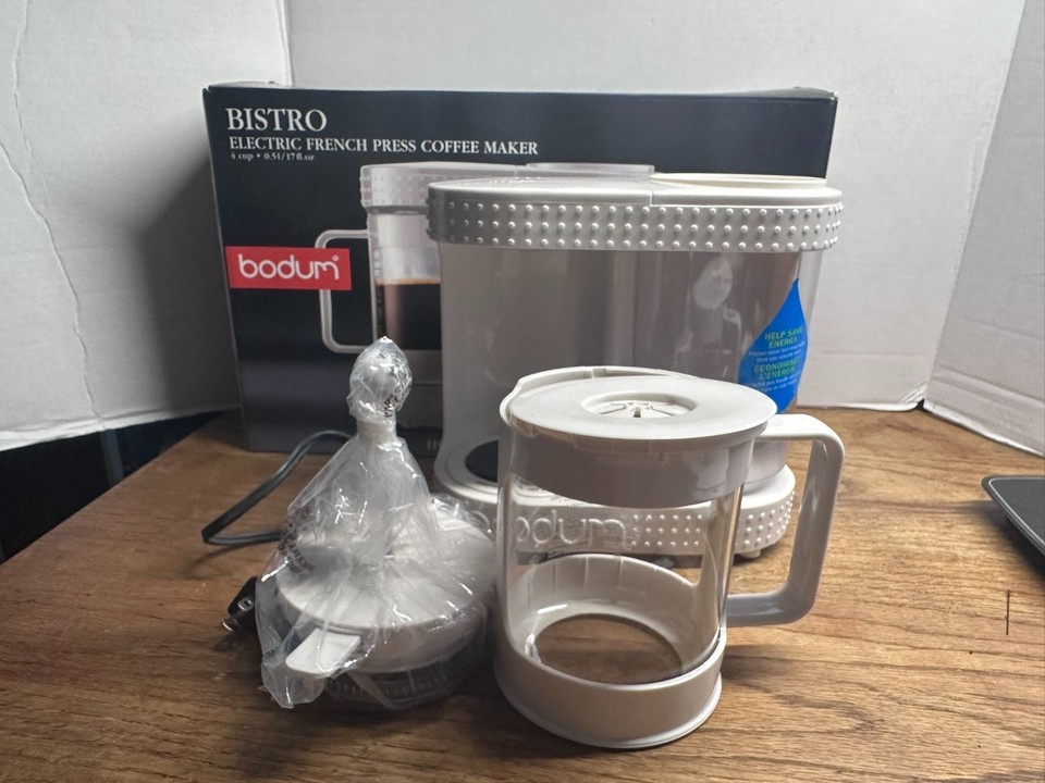 Bodum Bistro Electric French Press Coffee Maker/Tea Dripper, 4-Cup | eBay