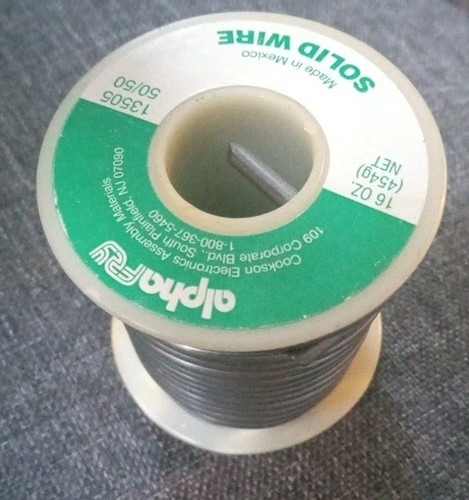 ALPHA METALS 13505 Solid Wire 50/50 , 16oz | eBay