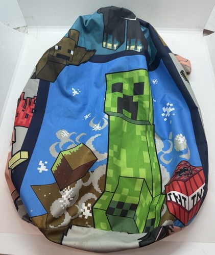 Mojang Minecraft Polyester Draw String Backpack Soft All Over Print ...