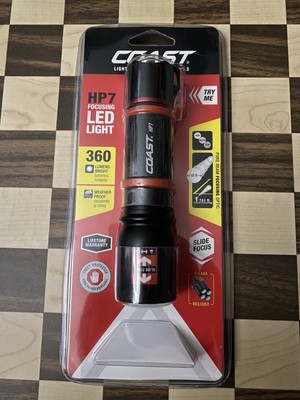*NEW* Coast HP7 410 Lumens Bright, 751 Foot Range, IPX4, Flood View. | eBay