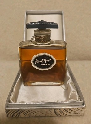 RARE Vintage BLACK MAGIC Bombi 2 Oz Perfume 1940's-1950's Unused | eBay