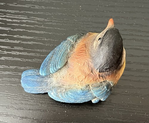 Small Vintage Italian Bluebird Figurine, Hand Painted, Made in Italy, 2 ...