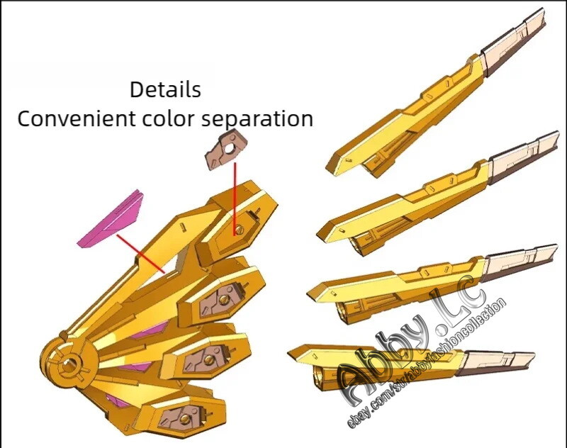 Resin Part for HG 1/144 Mighty Strike Freedom Proud Defender DRAGOON ...