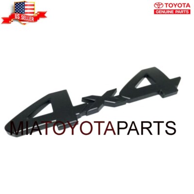 Genuine Toyota 16-23 Tacoma 14-21 Tundra OE 4X4 Plate Rear Body Name ...