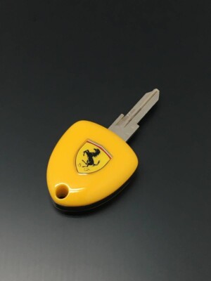 Ferrari Enzo Style Uncut MODENA Blank Key Yellow 512/348/355/360 ...