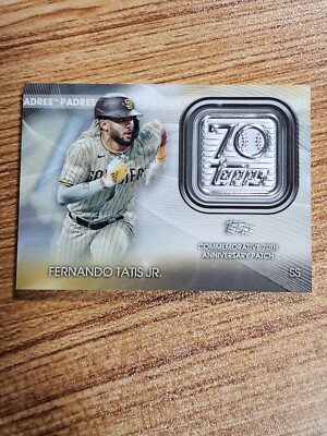 2021 Topps Series 2 Fernando Tatis Jr Commemorative 70th Anniversary ...