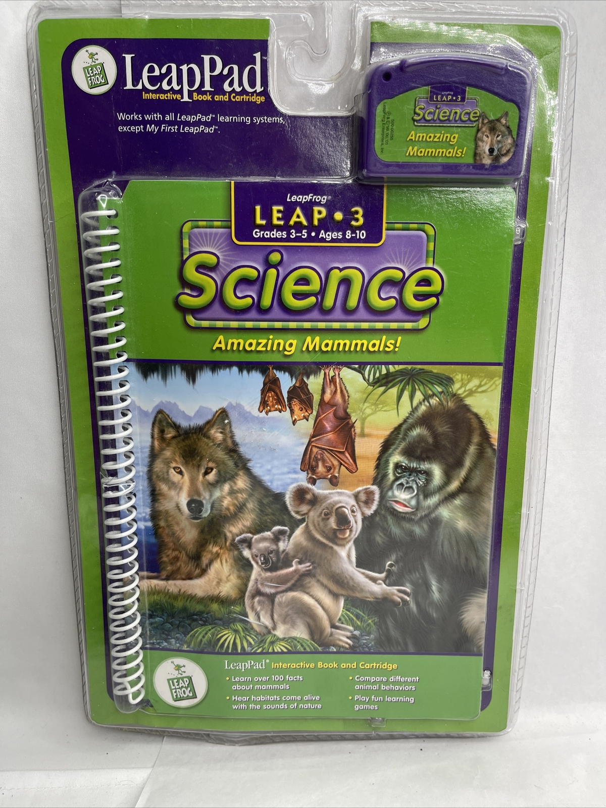 LeapFrog+LeapPad+Science+Mammals+Book+Cartridge+Leap+3+Grades+3-5+8 for ...