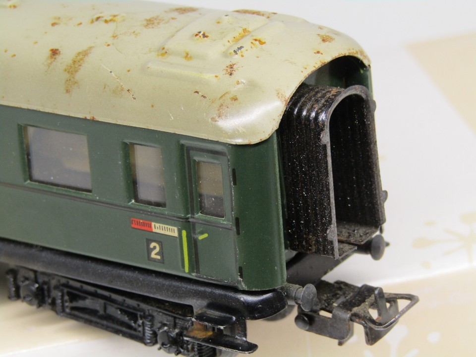 MARKLIN H0 #4011 DB Second Class Passenger Car 346/1 Vintage 1950's ...