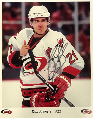Ron Francis Signed 8x10 Photo Carolina Hurricanes | eBay