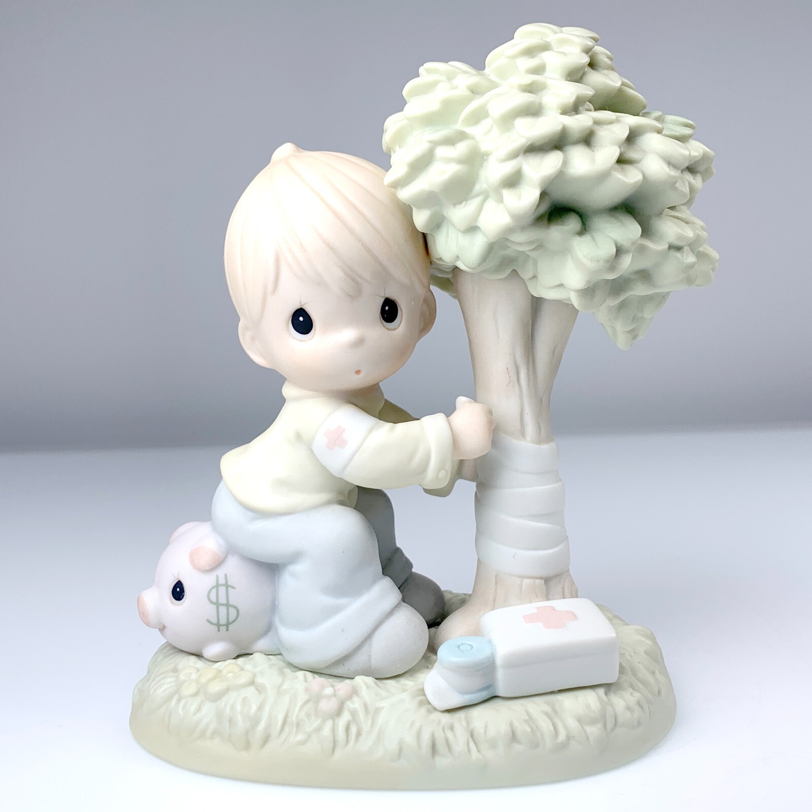 Precious Moments "Money Not Only Green Worth Saving" Figurine Boy ...