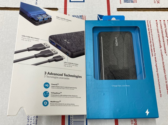 Anker - PowerCore III Sense 20K mAh 20W PD USB-C Portable Battery Charger for sale online | eBay