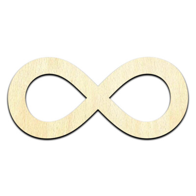 Infinity Symbol Laser Cut Out Unfinished Wood Shape Craft Supply | eBay