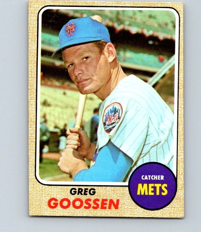 1968 TOPPS BASEBALL #386 GREG GOOSSEN MID GRADE JG | eBay