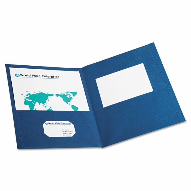 Esselte Ess-57502 Twin Pocket Report Cover - Letter 8.5" X 11" 100 for ...