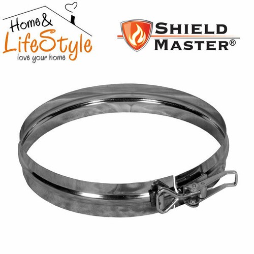 Twin Wall Flue Pipe Spare Locking Band Stainless Steel Wood Burning ...