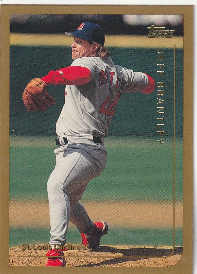 FREE SHIPPING-MINT-1999 Topps Jeff Brantley #162 PLUS CARDINALS BONUS ...