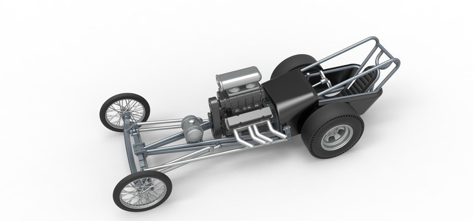 1/25 Front Engine Dragster Kit 3D printed | eBay